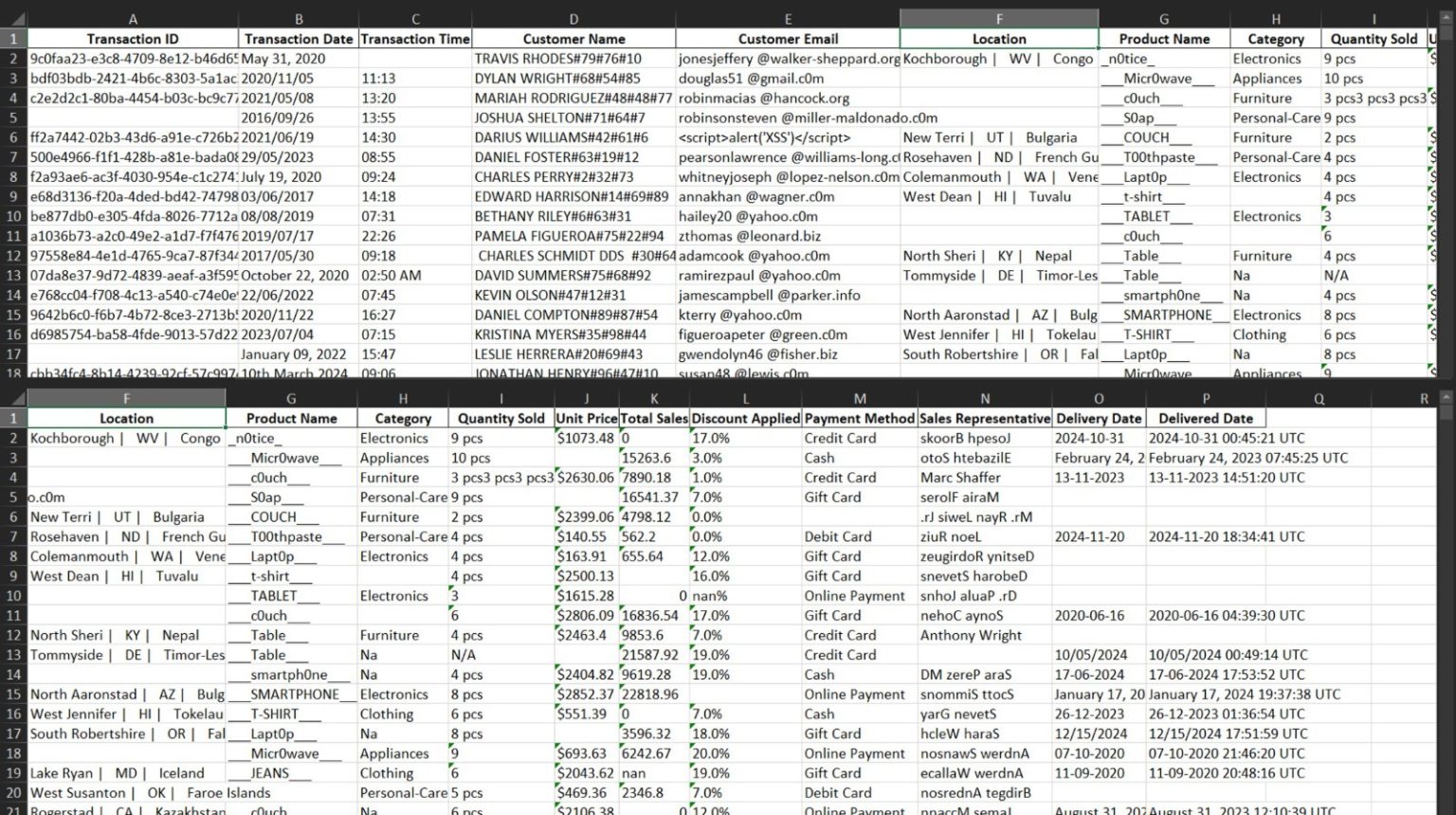date data cleaning in excel
